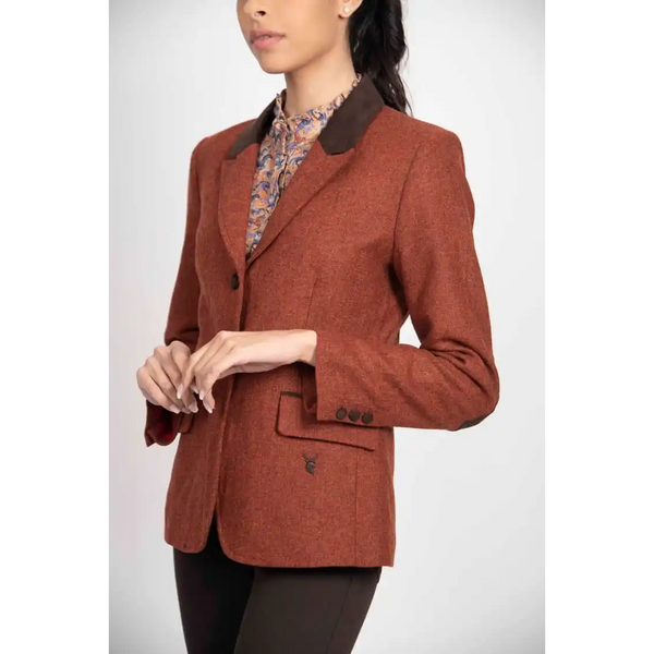 Lilian Wool Jacket Ruset - STORLEK 40 - - Huntway